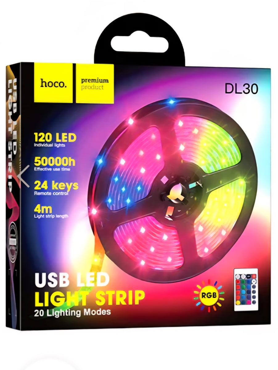 Hoco. DL30 USB LED Light Strip, Brand New – The PC Hutt